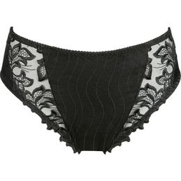 L'Aventure Deauville Slip, Spitzeneinsatz, für Damen, schwarz, 46