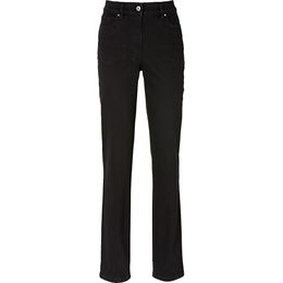Zerres Cora Jeans, Regular-Fit, 5-Pocket-Style, für Damen, schwarz, 19