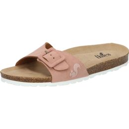 THIES® Pantoletten, Vegan, Tiefenfußbett, für Damen, rosa, 36