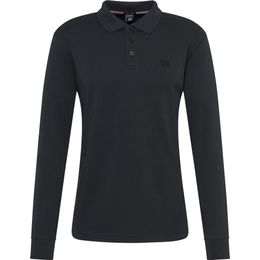 DUNMORE Poloshirt, Baumwolle, Logo-Stickerei, für Herren, schwarz, XL