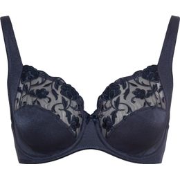 Felina Moments Bügel-BH, Blütenstickereien, für Damen, blau, 80C