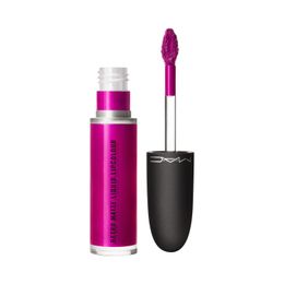MAC M·A·C Retro Matte Liquid Lipcolour Metallic Lipgloss, Lippen Make-up, lipgloss, Fluid, lila (10), mattierend/langanhaltend/metallic, Deckkraft: Hoch,
