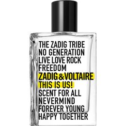 Zadig & Voltaire ZADIG & VOLTAIRE This Is Us!, Eau de Toilette, 50 ml, Unisex, holzig