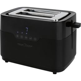 PROFI COOK® Toaster "PC-TA 1244", Bagel-Funktion, Brötchenaufsatz, schwarz