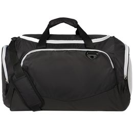 Globetrotter Reisetasche, Reißverschluss, zweifarbig, Schulter- & Trageriemen, Struktur, schwarz
