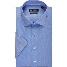 DUNMORE Businesshemd, Baumwolle, tailliert, für Herren, blau, 39