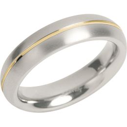 Boccia® Herren Ring, Titan, bicolor, 63