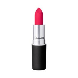 MAC M·A·C Powder Kiss Lipstick, Lippen Make-up, lippenstifte, Stift, pink (21 Shocking Revaltion), mattierend,