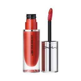 MAC M·A·C Locked Kiss Ink™ 24hr Lipcolour, Lippen Make-up, lippenstifte, Fluid, rot (BRAZEN), mattierend, Deckkraft: Hoch,