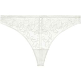 Aubade Pour Toujours Slip, uni, Spitze, für Damen, weiß, 42