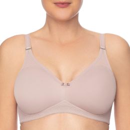 Felina Divine BH, ohne Bügel, breite Träger, für Damen, beige, 85D