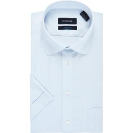 DUNMORE Businesshemd, Kurzarm, Modern-Fit, für Herren, blau, 41