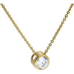 Celesta® Damen Kette mit Anhänger, 375er Gelbgold, gold