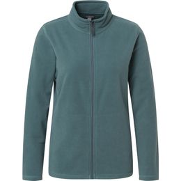 GALERIA essentials Fleecejacke "Ella", Stehkragen, für Damen, grün, S