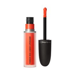 MAC M·A·C Powder Kiss Liquid Lipcolour, Lippen Make-up, lippenstifte, Stift, orange (RESORT SEASON), langanhaltend/mattierend, Deckkraft: Leicht bis Mittel,