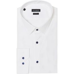 Roy Robson Business-Hemd, Regular Fit, Langarm, Kent-Kragen, Baumwolle, für Herren, weiß, 42