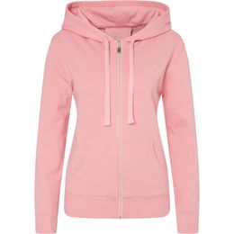 RÖSCH Loungewear-Jacke, Kapuze, für Damen, rosa, 42