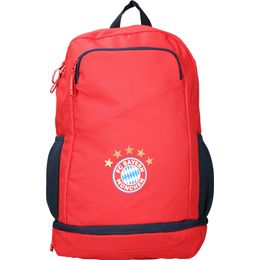 Fanartikel FC Bayern München Rucksack, 22 Liter, Logo-Print, für Kinder, rot