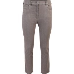 Zerres Jeans "Greta", Regular Fit, Stretch, 5-Pocket, für Damen, braun, 20