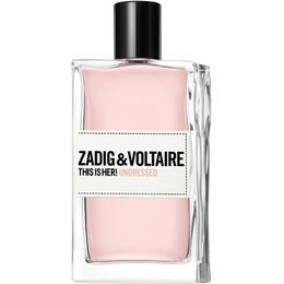 Zadig & Voltaire ZADIG & VOLTAIRE This Is Her! Undressed, Eau de Parfum, 100 ml, Damen, blumig/würzig/holzig