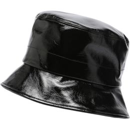 Loevenich Buckethat, Lackoptik, für Damen, schwarz, OneSize