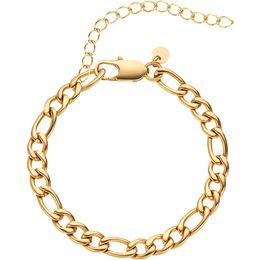 NOELANI Damen Armband "Chunky Chain 2030001", Edelstahl, gold