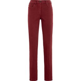 Zerres Greta Jeans, Regular-Fit, Dehnbund, für Damen, rot, 22
