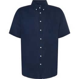 GALERIA essentials Hemd, Button-Down-Kragen, Regular Fit, für Herren, blau, S