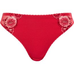 CONTURELLE BY FELINA CONTURELLE felina Provence Midislip, floral, Stickerei, für Damen, rot, 44