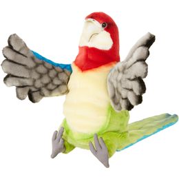 HANSA Creation Handpuppe "Gelbe Rosella", 50 cm, grün