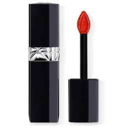 Rouge Dior Forever Liquid Lacquer - Nicht Abfärbender Flüssiger Lippenstift Ultrapigmentiertes Glänzendes Finish, Lippen Make-up, lippenstifte, Fluid, rot (890 TRIUMPHANT), glänzend/langanhaltend, Deckkraft: Hoch,