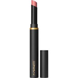 MAC M·A·C Powder Kiss Velvet Blur Slim Stick, Lippen Make-up, lippenstifte, pink (PEPPERY PINK), deckend, Deckkraft: Mittel bis Hoch,