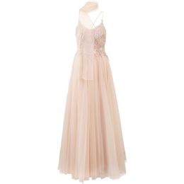 MASCARA© LONDON Abendkleid, Stickerei, Tüll, lang, für Damen, rosa, 36