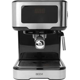 BEEM Espresso-Siebträgermaschine "Select-Touch", 15 bar Pumpendruck, schwarz