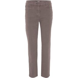 Zerres Jeans "Tina", Straight Fit, modern, für Damen, braun, 42