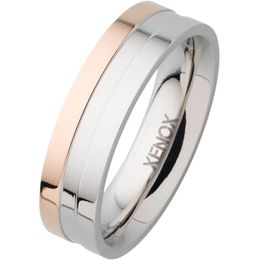 XENOX Herren Ring "X2246", Edelstahl, bicolor, 64