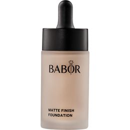 Babor Matte Finish Foundation, Gesichts Make-up, foundation, Fluid, beige (02 IVORY), mattierend/langanhaltend/natürlich, Deckkraft: Mittel bis Hoch,