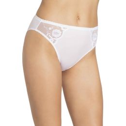 CONTURELLE BY FELINA CONTURELLE felina Provence Midislip, floral, Stickerei, für Damen, weiß, 44