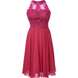 MASCARA© LONDON Kleid, Pailletten, tailliert, für Damen, pink, 34