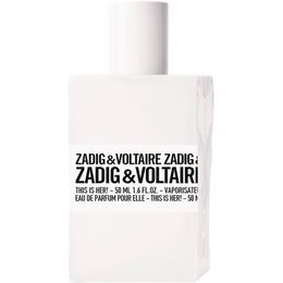 Zadig & Voltaire ZADIG & VOLTAIRE This Is Her!, Eau de Parfum, 50 ml, Damen, blumig/holzig