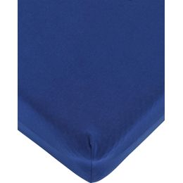 Schlafgut® Jersey-Spannbettlaken, blau