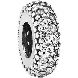 Pandora Damen Bead "Pavé Inspiration 791359CZ", 925er Silber, silber