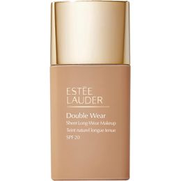 ESTĒE LAUDER Double Wear Sheer-long-wear Makeup Spf20, Gesichts Make-up, foundation, Fluid, braun (4N2 SPICED SAND), deckend/langanhaltend/mattierend, Deckkraft: Mittel bis Hoch, dermatologisch getestet,