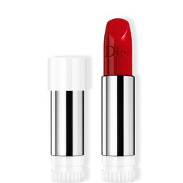 Rouge Dior Satin Lippenstift-refill, Lippen Make-up, lippenstifte, Stift, rot (999 REFILLABLE SHADE SATIN), mattierend/metallic/satin,