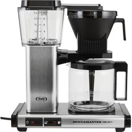 Moccamaster Filterkaffeemaschine "Select KBG 741", Select-Wahlschalter, silber