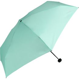 Happy Rain® Regenschirm, einfarbig, für Damen und Herren, grün