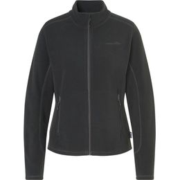 Moorhead Fleecejacke "Elke", Stehkragen, Reißverschlusstaschen, für Damen, schwarz, 38