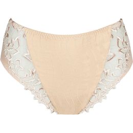 L'Aventure Deauville Slip, Spitzeneinsatz, für Damen, beige, 44