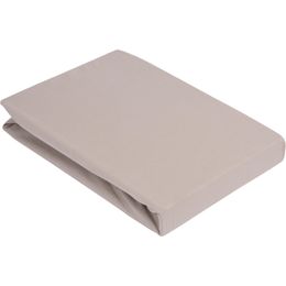 Estella® Jersey-Spannbettlaken, beige