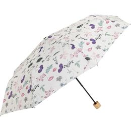 Happy Rain® Earth Super Mini Regenschirm, floral, für Damen, grün, 99